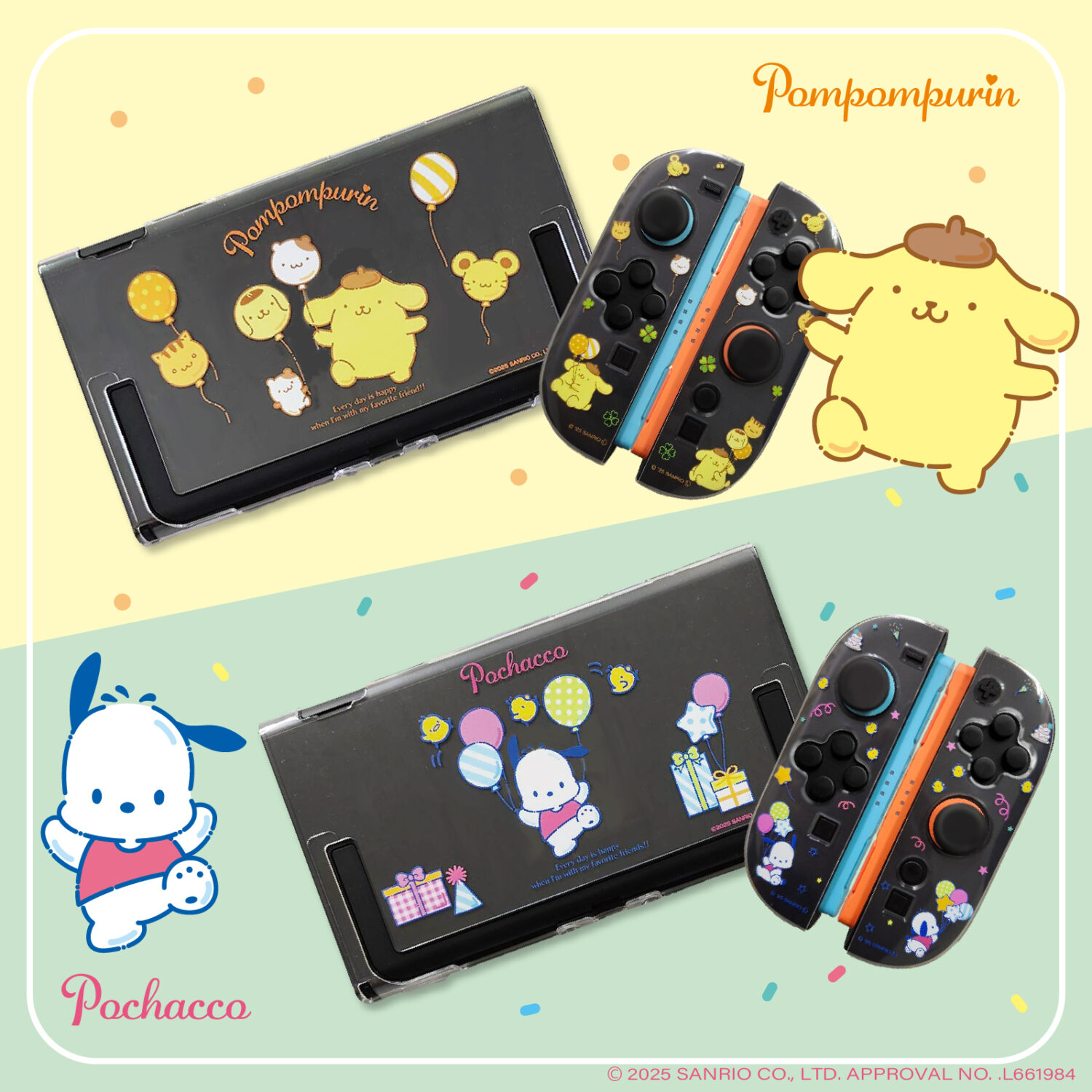 ค่าย Sanrio ประกาศเปิด เคสสำหรับ Nintendo Switch 2 สุดน่ารัก