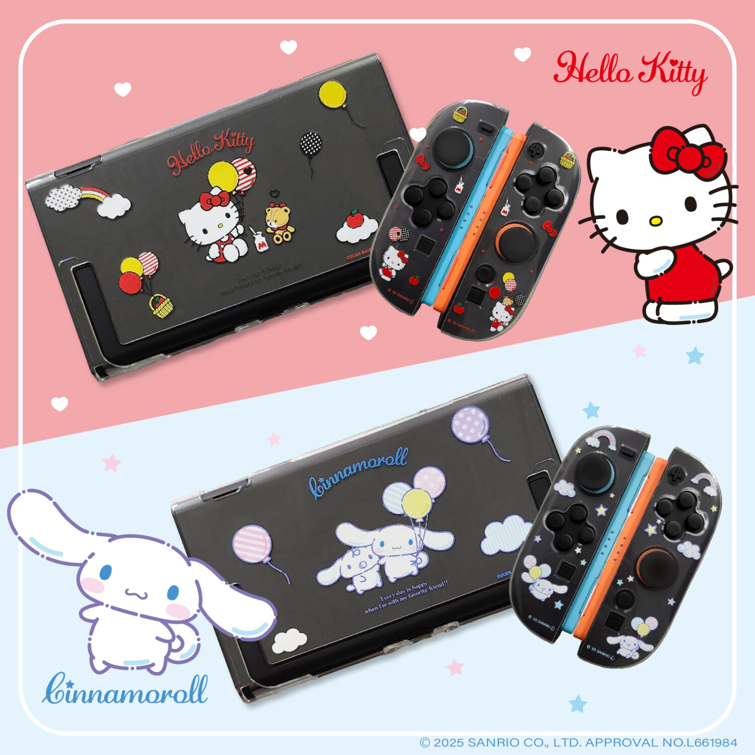 ค่าย Sanrio ประกาศเปิด เคสสำหรับ Nintendo Switch 2 สุดน่ารัก
